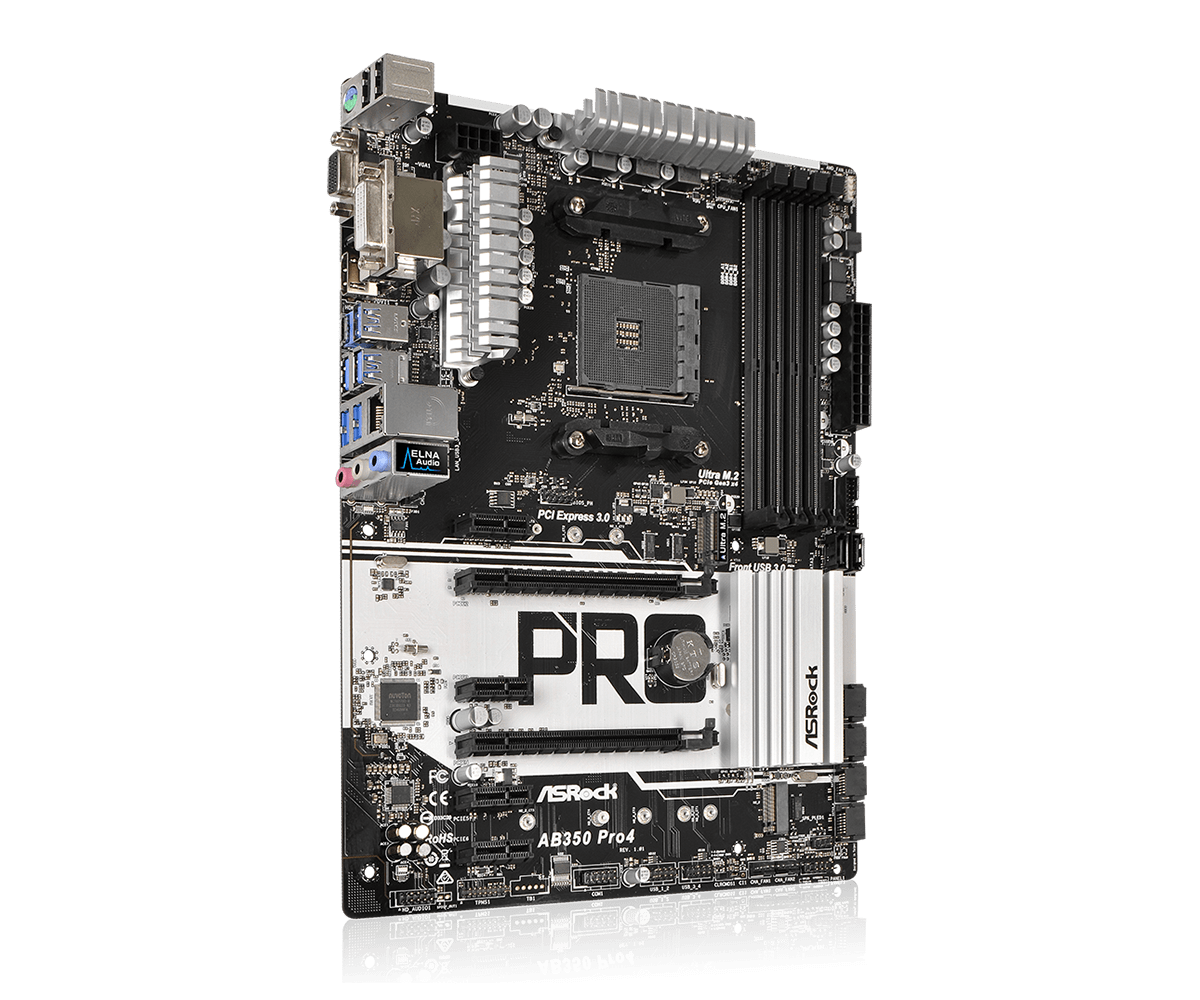 Asrock AB350 Pro4 - Motherboard Specifications On MotherboardDB