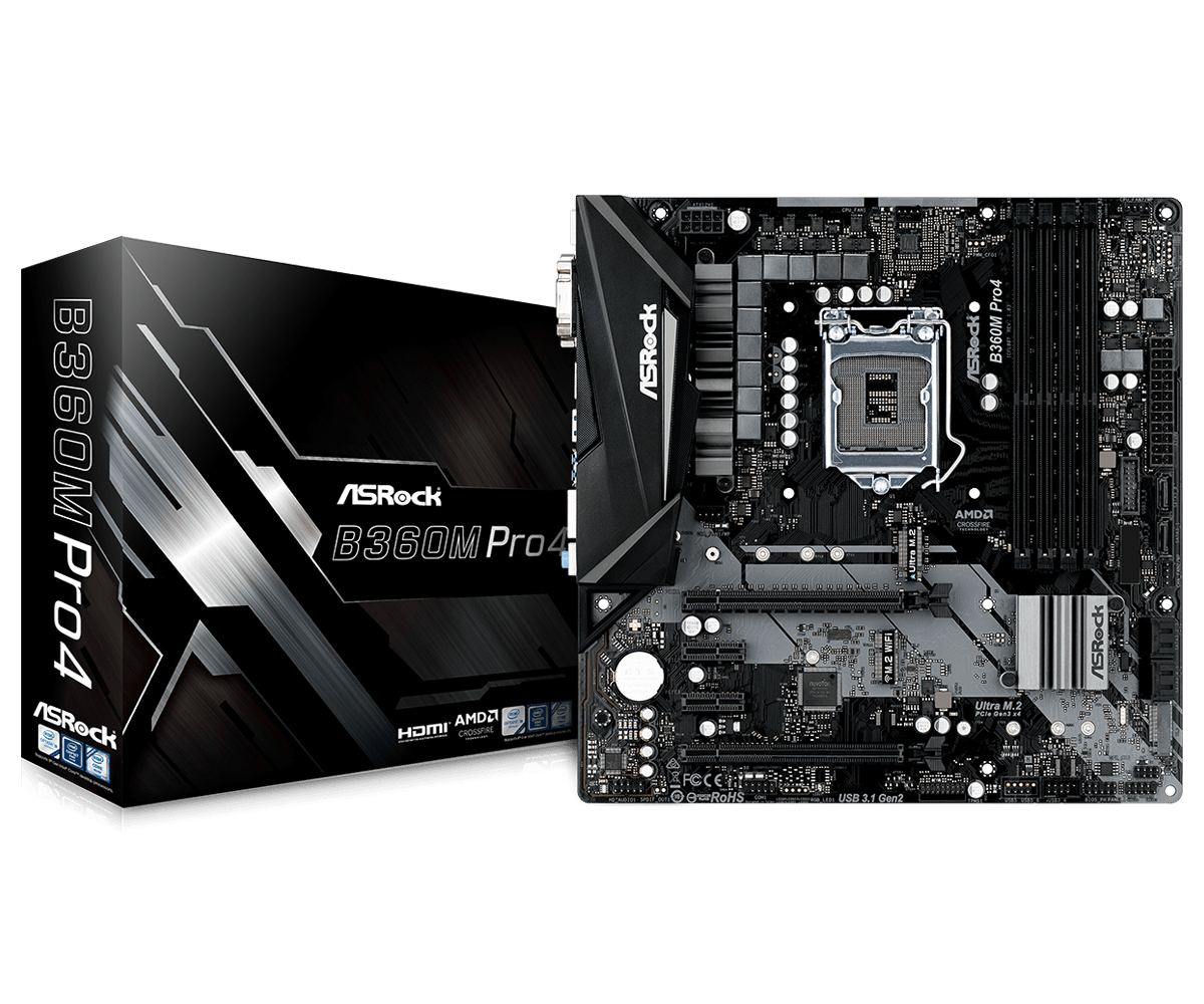 Asrock B360M Pro4 - Motherboard Specifications On MotherboardDB