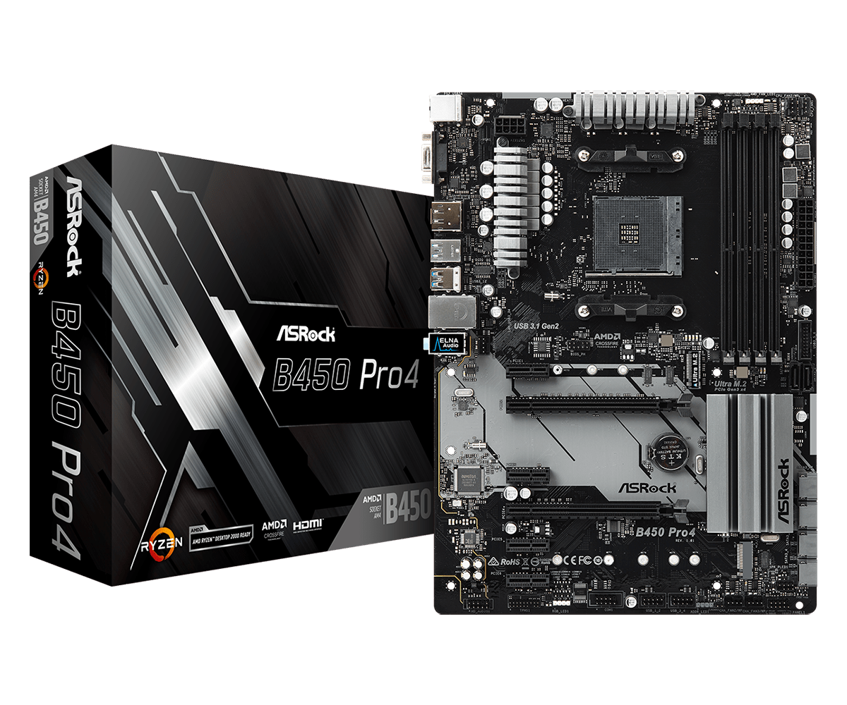 Asrock B450 Pro4 - Motherboard Specifications On MotherboardDB