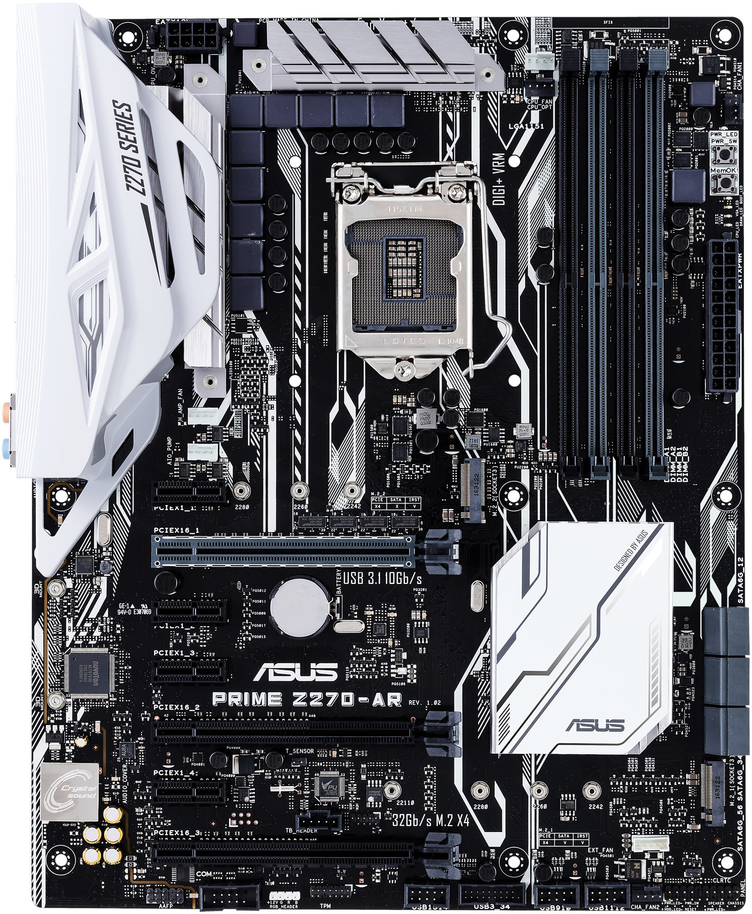 Asus Prime Z270-AR - Motherboard Specifications On MotherboardDB