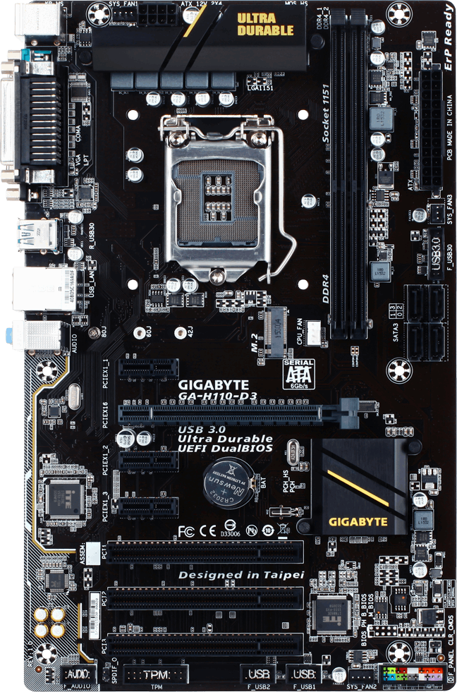 Gigabyte GA H110 D3 Motherboard Specifications On MotherboardDB Gigabyte GA H110 D3 Motherboard Specifications On MotherboardDB