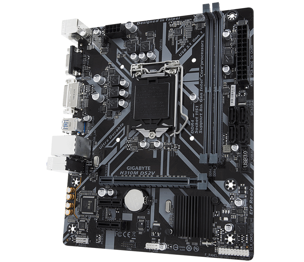 Gigabyte H310M DS2V - Motherboard Specifications On MotherboardDB