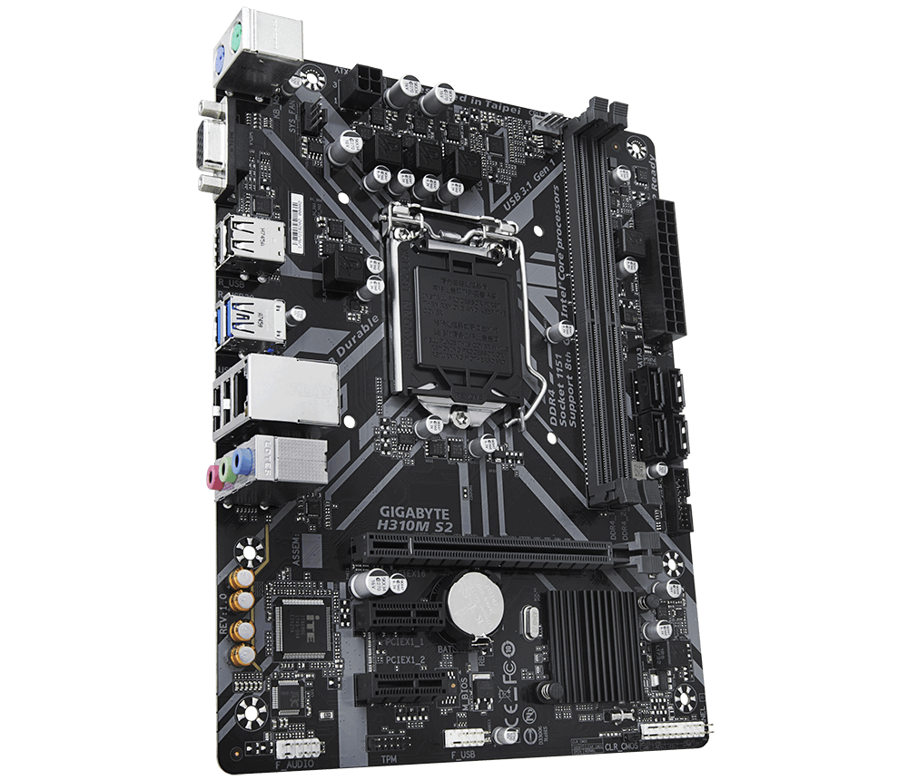 Gigabyte H310M S2 - Motherboard Specifications On MotherboardDB