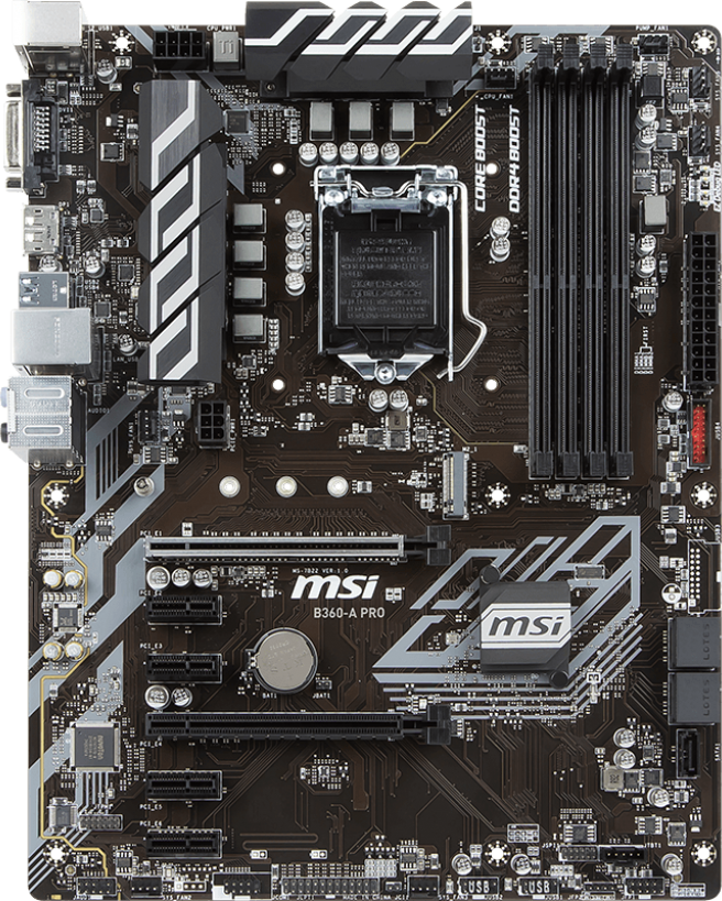 MSI B360-A Pro - Motherboard Specifications On MotherboardDB