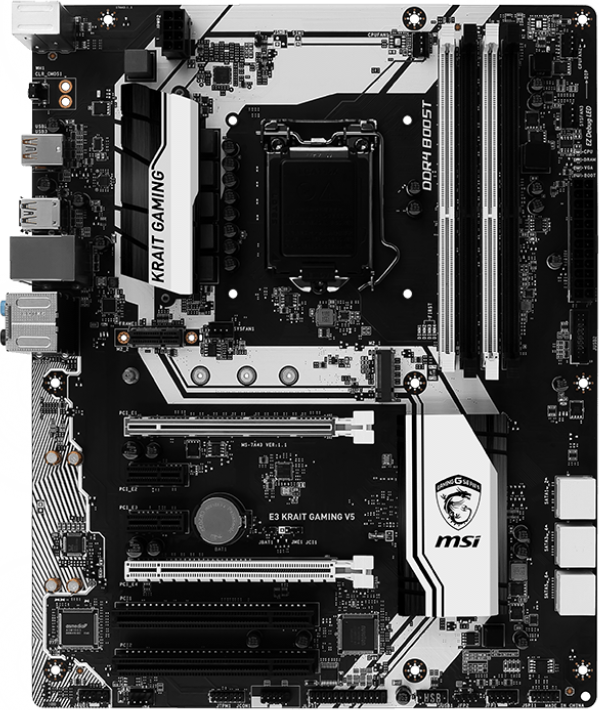 MSI E3 Krait Gaming V5 - Motherboard Specifications On MotherboardDB